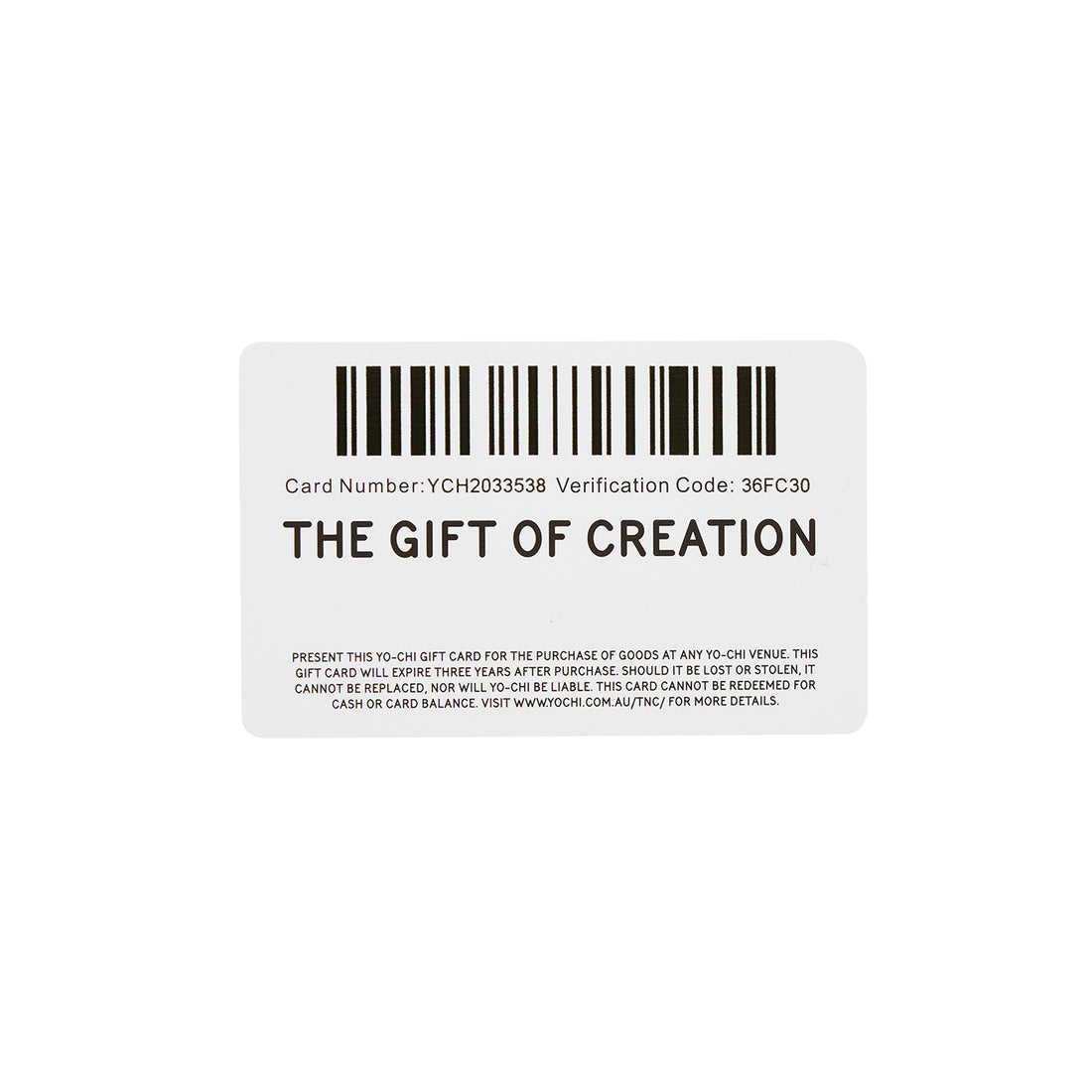 Yo-Chi Gift Cards